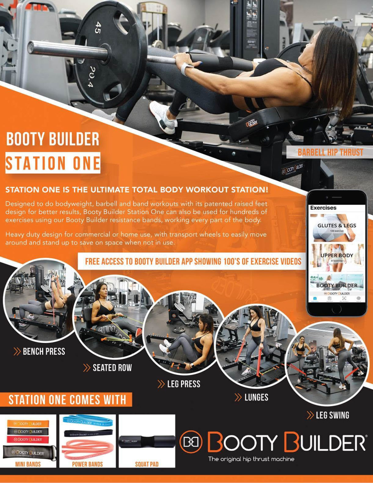 BOOTY BUILDER STATION ONE – CardioGym Fitness